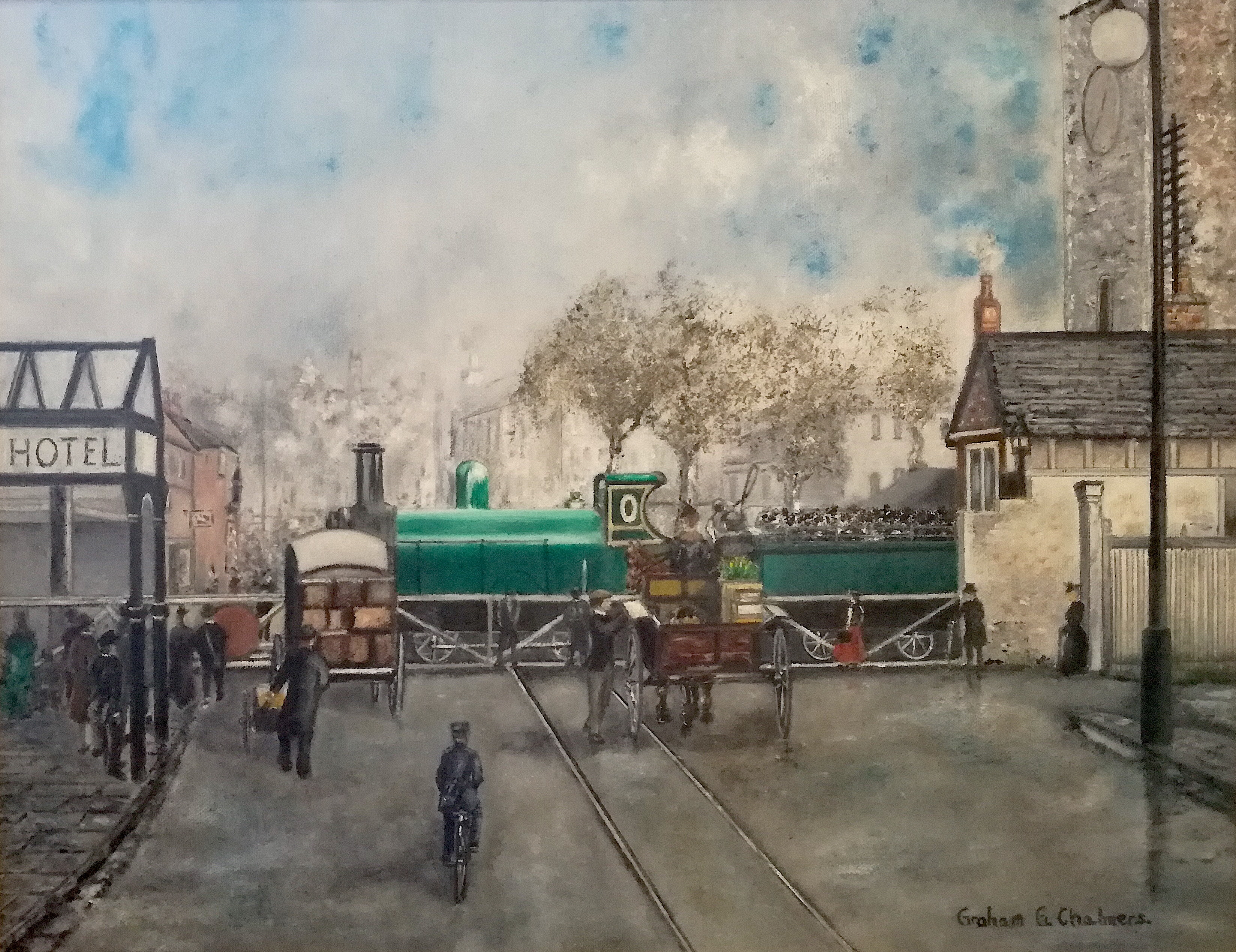 OUR ART : High Street Traffic C.1900